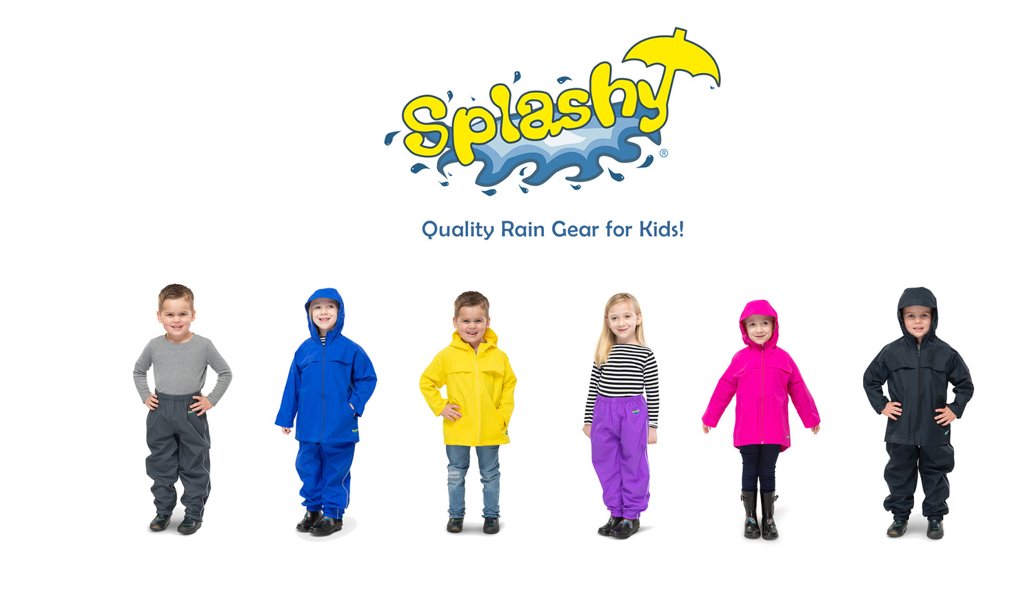 Splashy Rainwear for Kids – Splashy Rainwear USA